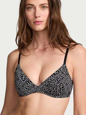 Victoria's Secret Sexy Tee Smooth Lacie Wireless Push-up Bra - Print