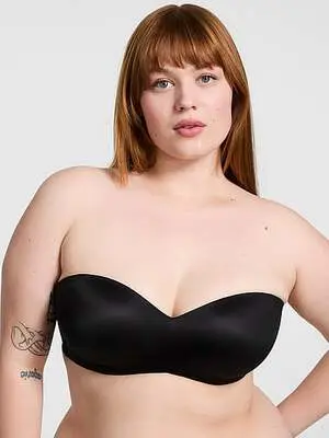 Pink Wear Everywhere Lightly Lined Strapless Bra - Black