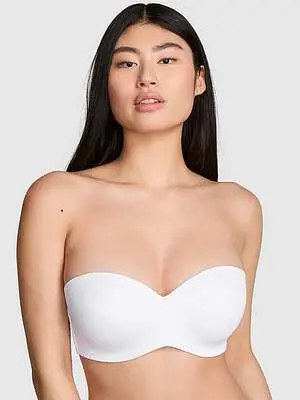 Pink Wear Everywhere Lightly Lined Strapless Bra - White,ivory