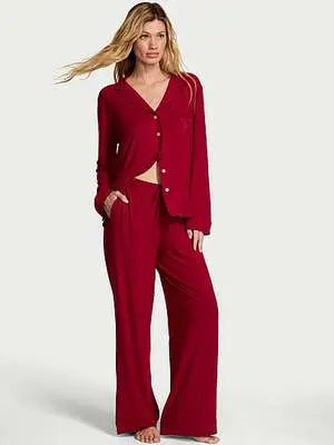 Victoria's Secret Sosoft™ Modal Long Pajama Set Red