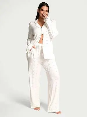 Victoria's Secret Sosoft™ Modal Long Pajama Set White,ivory