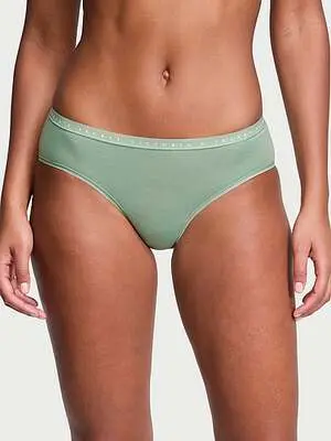 Victoria's Secret Stretch Cotton Hiphugger Panty - Green