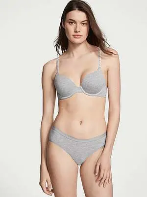 Victoria's Secret Stretch Cotton Hiphugger Panty - Grey
