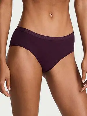 Victoria's Secret Stretch Cotton Hiphugger Panty - Purple