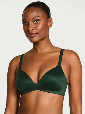 Victoria's Secret Bare Infinity Flex Lightly Lined Wireless Plunge Bra - Green