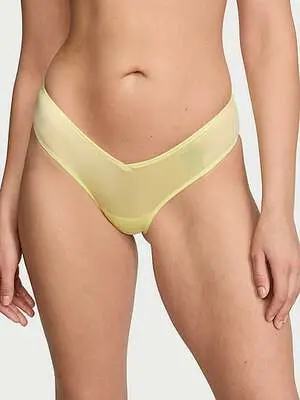 Victoria's Secret Very Sexy Strappy-back Ring Hardware Cheeky Panty Yellow