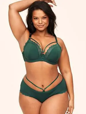 Victoria's Secret Adore Me Marca Plunge Bra Green