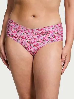 Victoria's Secret No-show Lace-back Hiphugger Panty Floral