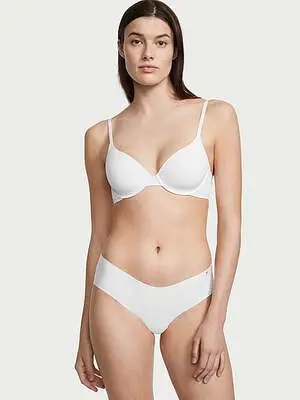 Victoria's Secret No-show Lace-back Hiphugger Panty White,ivory