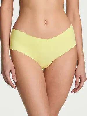 Victoria's Secret No-show Lace-back Hiphugger Panty Yellow