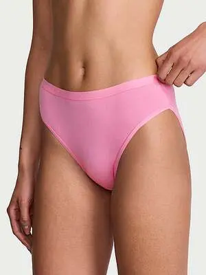 Victoria's Secret Stretch Pointelle High-leg Brief Panty - Pink