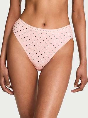 Victoria's Secret Stretch Cotton High-leg Brief Panty - Print