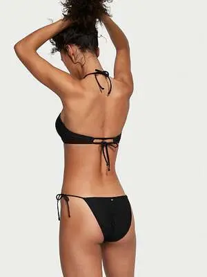 Victoria's Secret Victoria's Secret Sunset Ombré Side-Tie Bikini Bottom Black