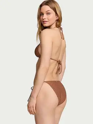 Victoria's Secret Victoria's Secret Sunset Ombré Side-Tie Bikini Bottom Brown