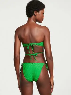 Victoria's Secret Victoria's Secret Sunset Ombré Side-Tie Bikini Bottom Green