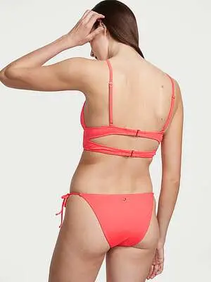 Victoria's Secret Victoria's Secret Sunset Ombré Side-Tie Bikini Bottom Orange