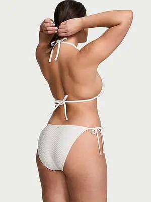 Victoria's Secret Victoria's Secret Sunset Ombré Side-Tie Bikini Bottom White,ivory
