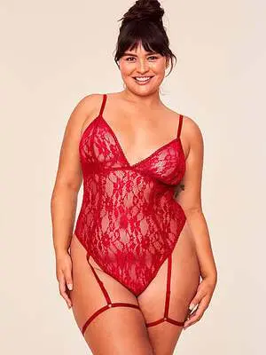 Victoria's Secret Adore Me Clarisse Teddy Red