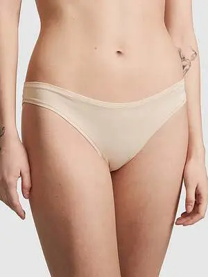 Pink Cotton Bikini Panty Beige