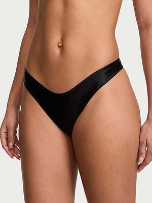 Victoria's Secret Very Sexy Shine Strap Thong Panty - Black
