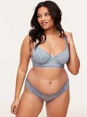 Victoria's Secret Adore Me Tatum Full-coverage Bra Blue