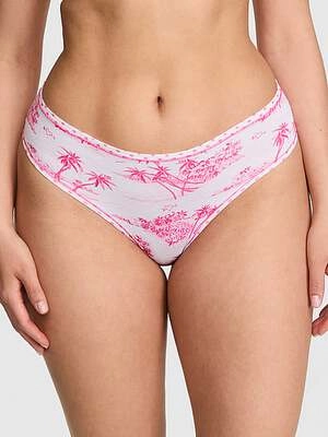 Pink Cheeky Briefs For Women