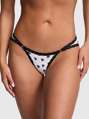 Pink Cotton Cheeky Panty - Print