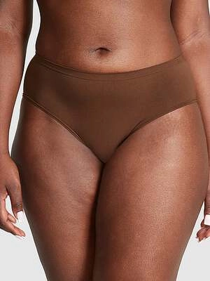 Pink Seamless Hiphugger Panty - Brown