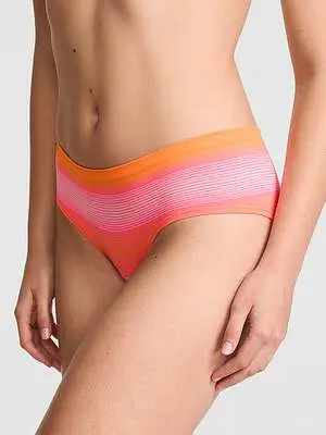 Pink Seamless Hiphugger Panty - Orange