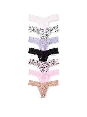 Victoria's Secret 5-pack Lacie Thong Panties - Print