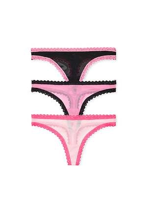 Victoria's Secret 7-pack Lacie Thong Panties - Print
