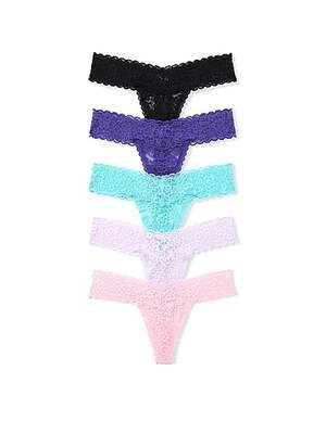 Victoria's Secret 5-pack Lacie Thong Panties - Print