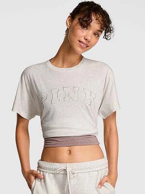 Pink Checks T-shirts For Women