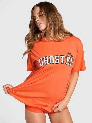 Pink Campus Cotton™ Tee - Orange