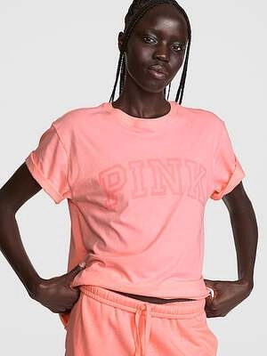 Pink Campus Cotton™ Tee - Pink