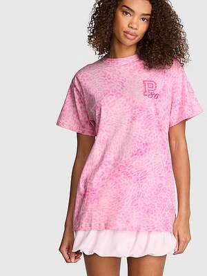 Pink Campus Cotton™ Tee - Print