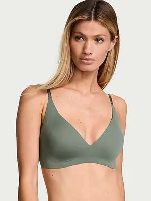 Victoria's Secret The T-shirt Push-up Wireless Comfort Bra - Green