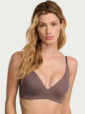 Victoria's Secret The T-shirt Push-up Wireless Comfort Bra Grey