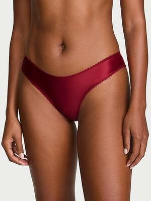 Victoria's Secret Dream Angels Lace & Mesh Brazilian Panty - Red