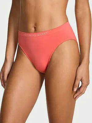 Victoria's Secret Seamless High-leg Brief Panty - Orange