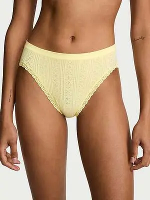 Victoria's Secret Seamless High-leg Brief Panty Yellow