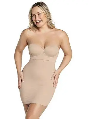 Victoria's Secret Leonisa Shapewear Moderate Compression Sculpting Skort Slip - Beige