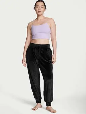 Victoria's Secret Velour Ribbed High-rise Jogger Pants