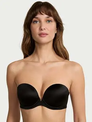 Victoria's Secret Bare Very Sexy Push-up Strapless Bra Black
