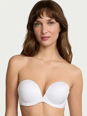 Victoria's Secret Bare Very Sexy Push-up Strapless Bra - White,ivory