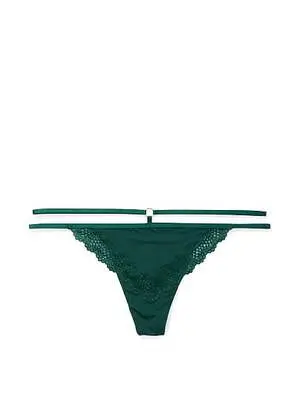 Victoria's Secret Adore Me Marca Thong Panty Green