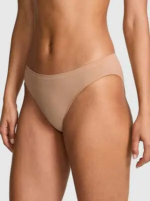 Pink Seamless Bikini Panty - Beige