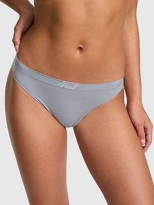 Pink Seamless Bikini Panty - Grey