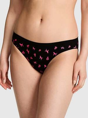 Pink Seamless Bikini Panty - Print