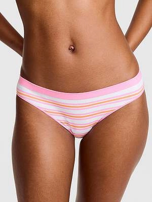Pink Seamless Bikini Panty - Print